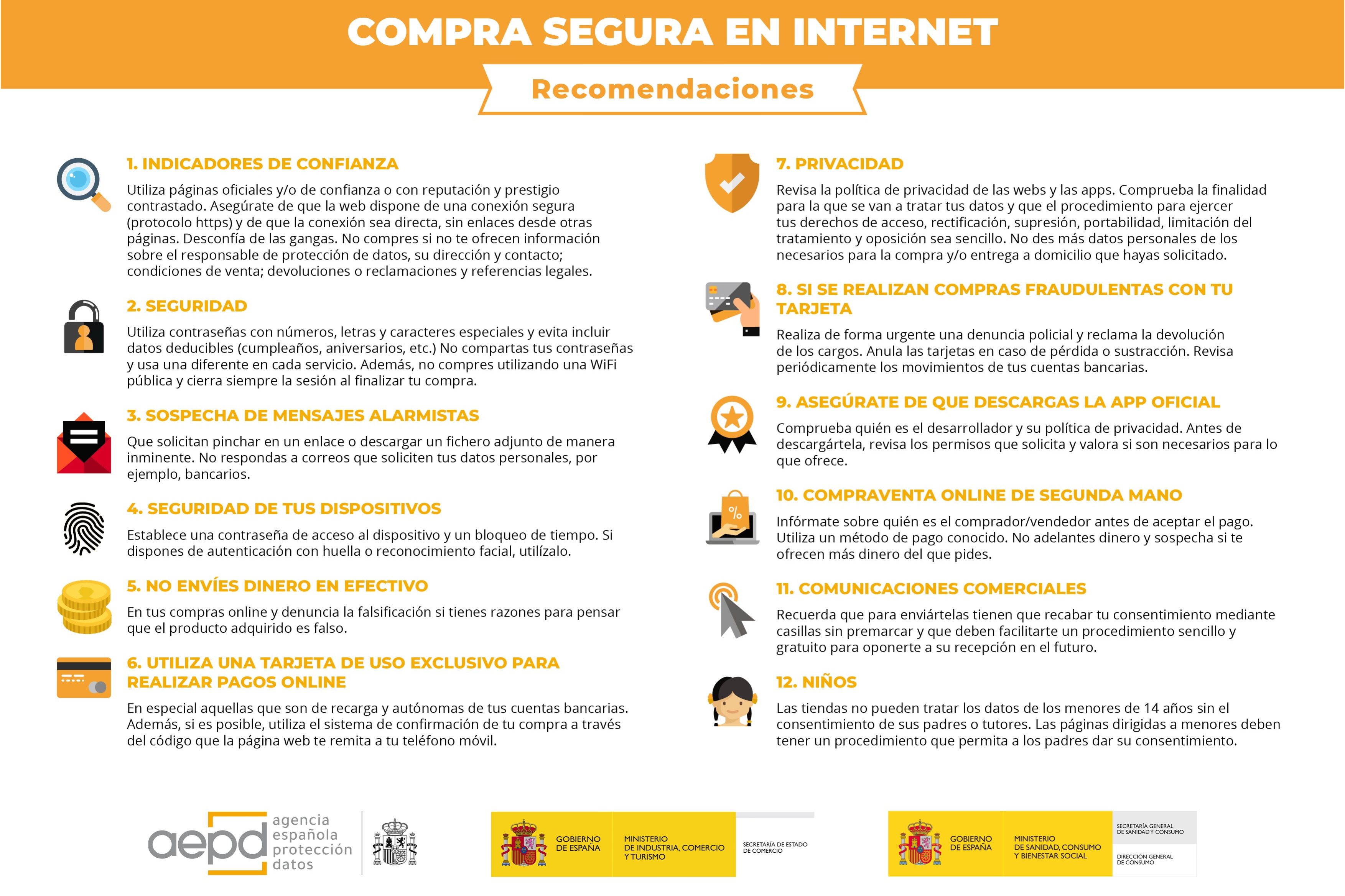 Recomendaciones Para Una Compra Segura En Internet Anged